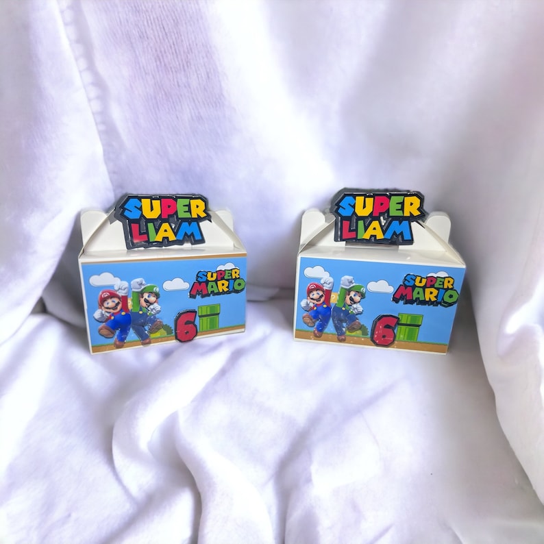 Super Mario Bros. Treat Boxes - Etsy