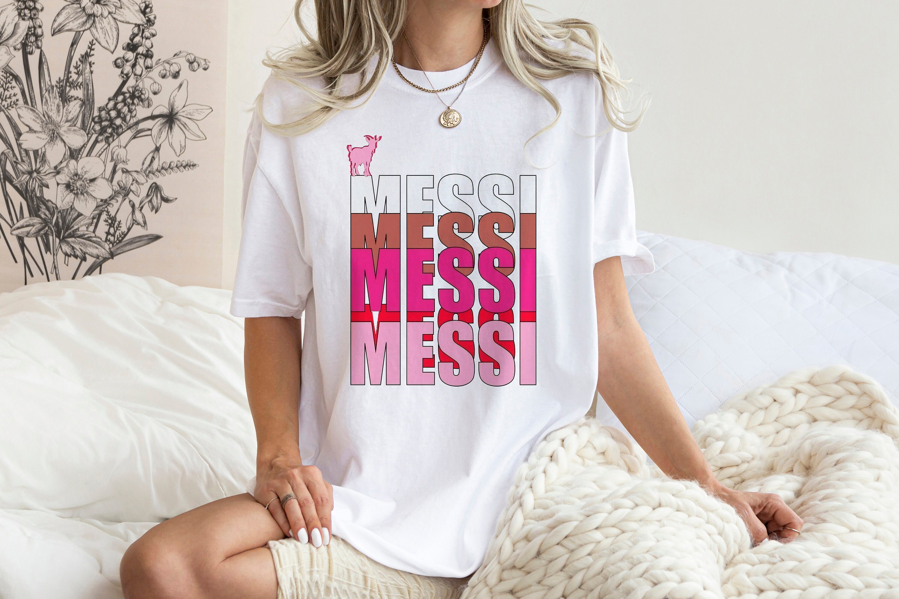 Lionel Messi Shirt Lionel Messi GOAT Shirt Leo Messi Merch - Etsy
