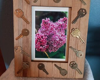 Key West Florida With Map Laser Engraved Wood Picture Frame - Etsy