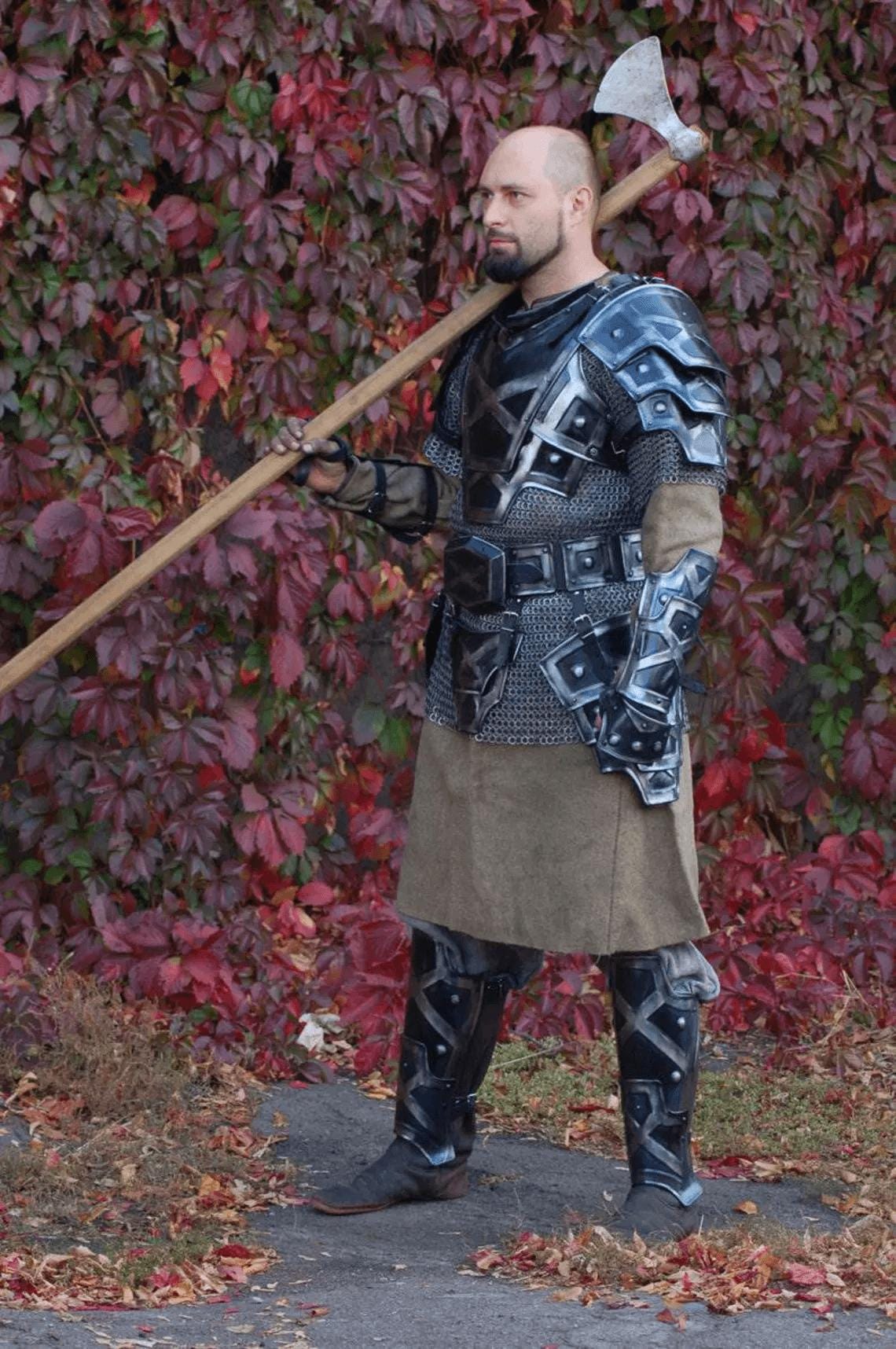 Dwarven Blackened Steel Knight Armor – Full-body Armor Set With Cuirass ...