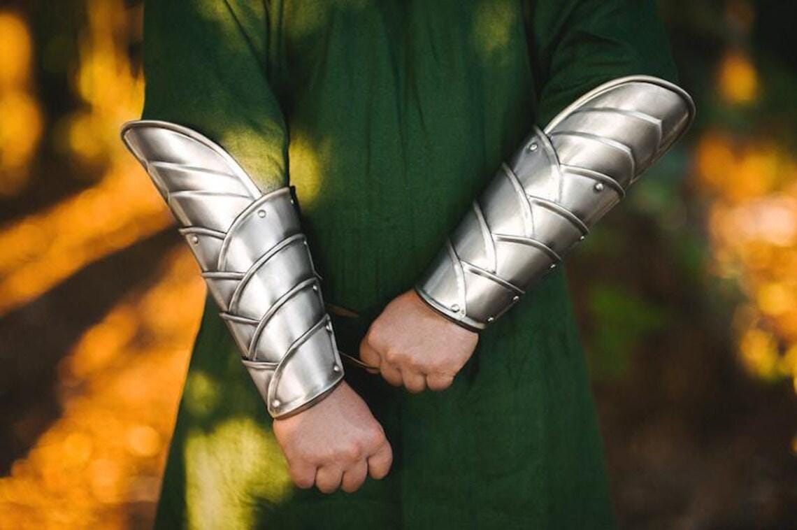 Second Age Elves Full Armor Set – LARP Cuirass, Bracers, Leg Greaves ...