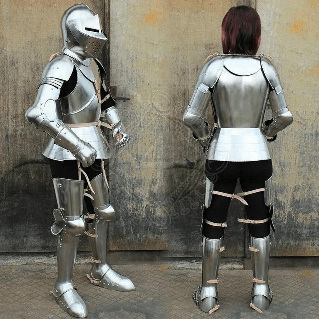 Medieval Lady Knight Armor | Steel Female Armor | Fantasy Lady Armor ...