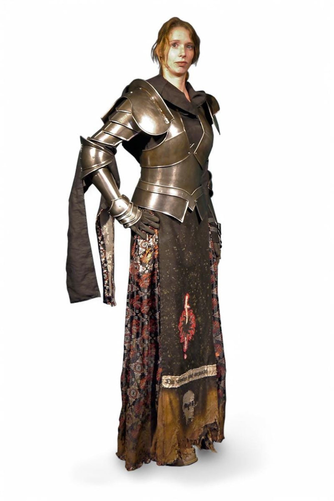 Undead Female Warrior Armor Dark Gothic Medieval Suit for Halloween ...