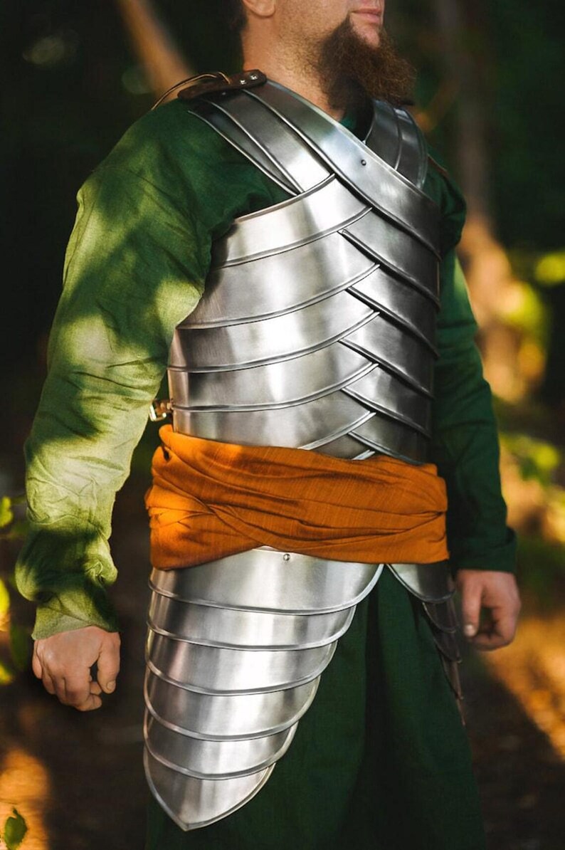 Second Age Elves Full Armor Set – LARP Cuirass, Bracers, Leg Greaves ...