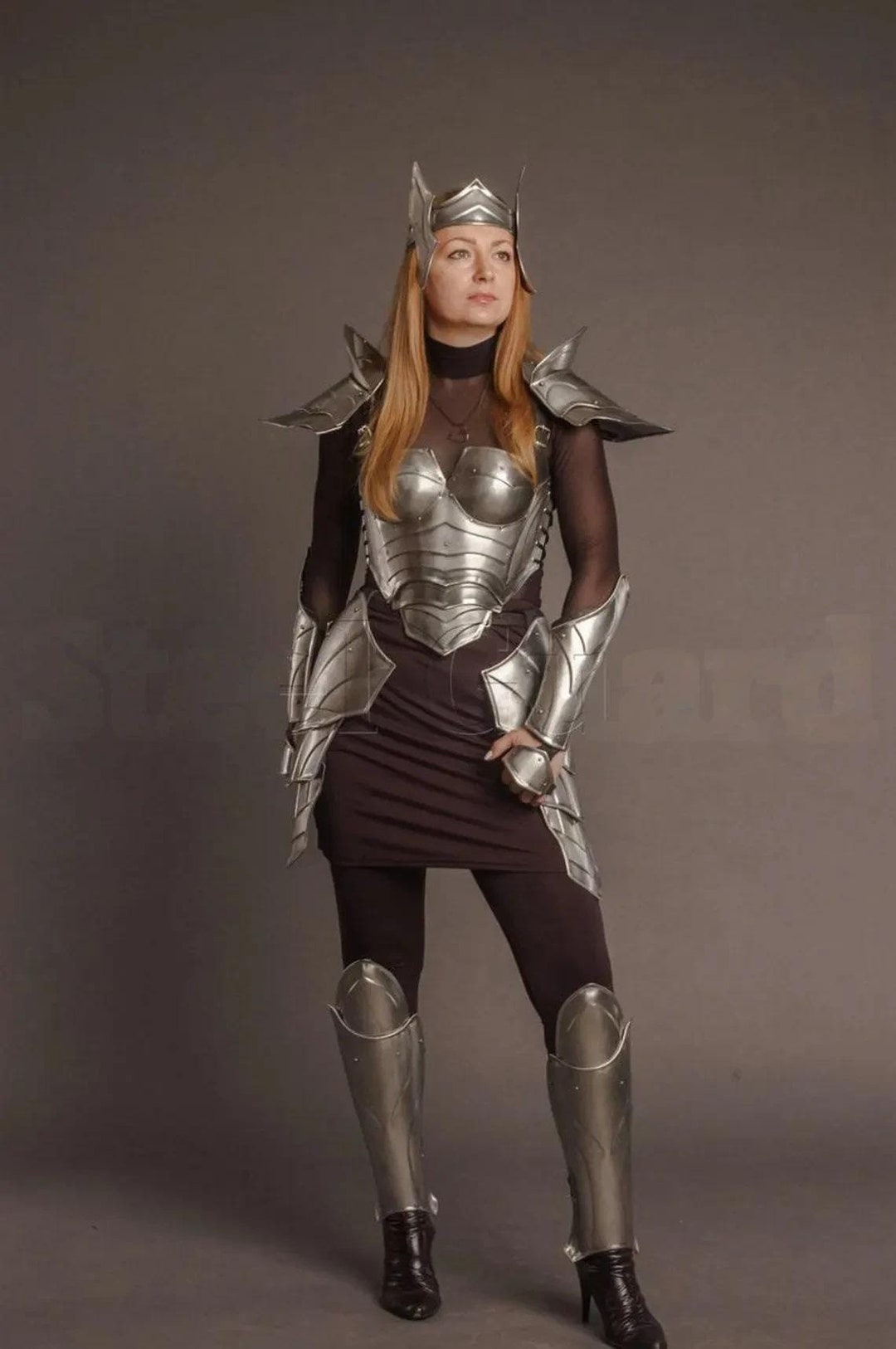Lady Elf Warrior Steel Armor Suit - Medieval Full Body Armor for Women ...