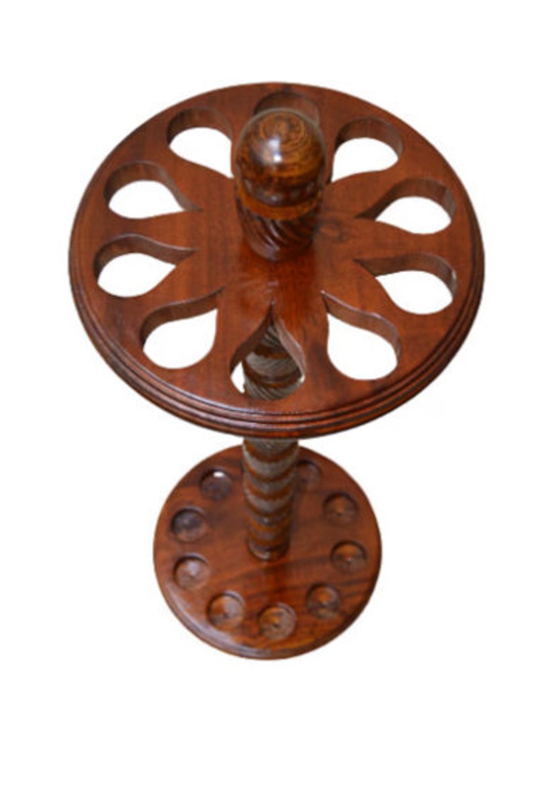 Handmade Wooden Stand for 10 Carved Canes, Stylish Walking Stick Holder ...