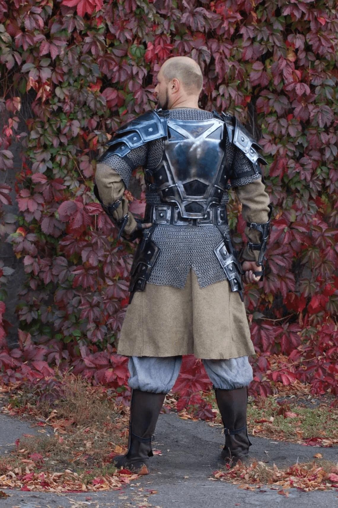 Dwarven Blackened Steel Knight Armor – Full-body Armor Set With Cuirass ...