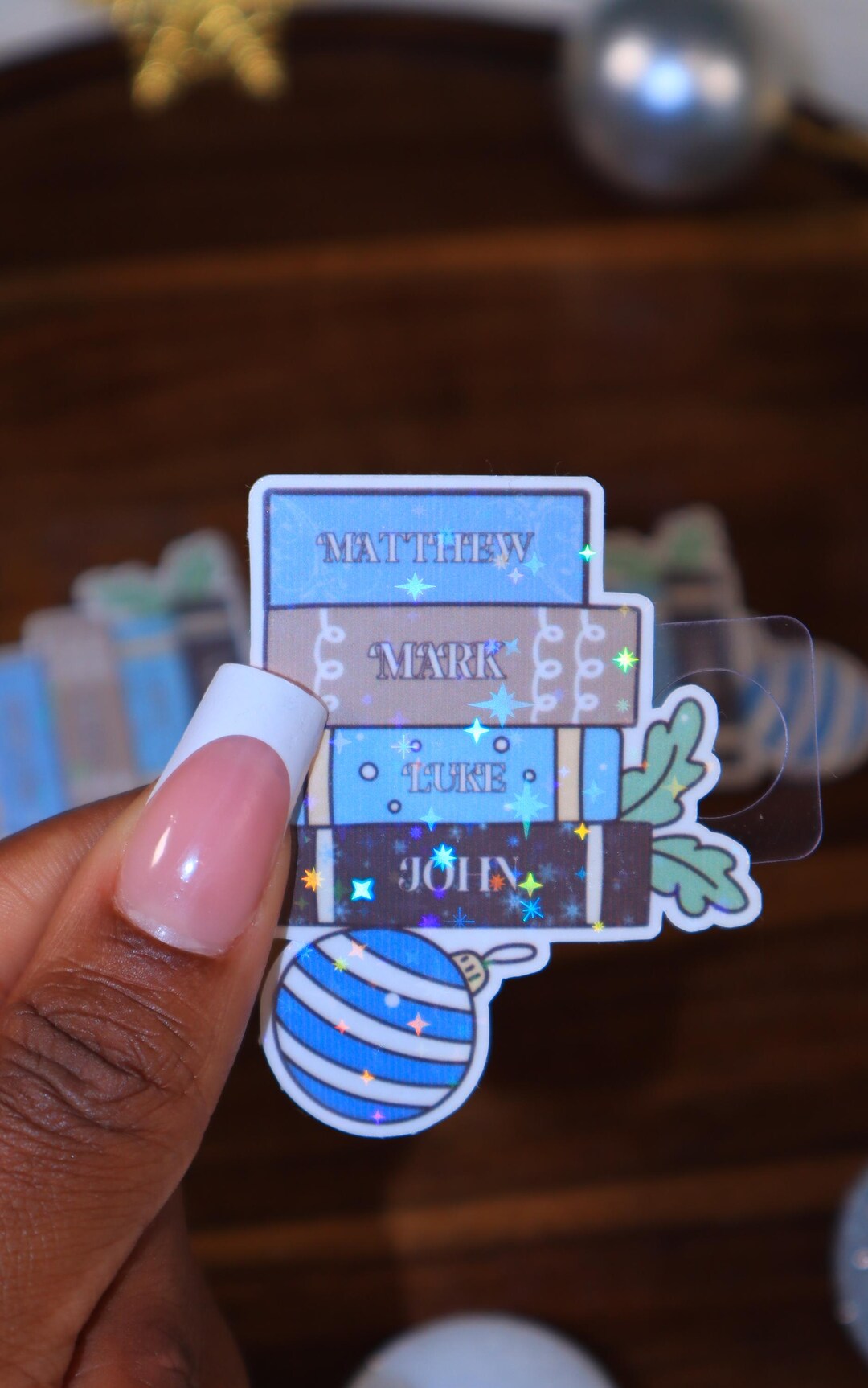 The Gospel Books Sticker - Christian Girl Sticker - Faith-based Sticker ...