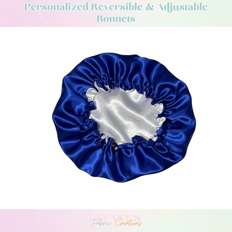 Personalized Reversible & Adjustable Satin Bonnets Custom - Etsy
