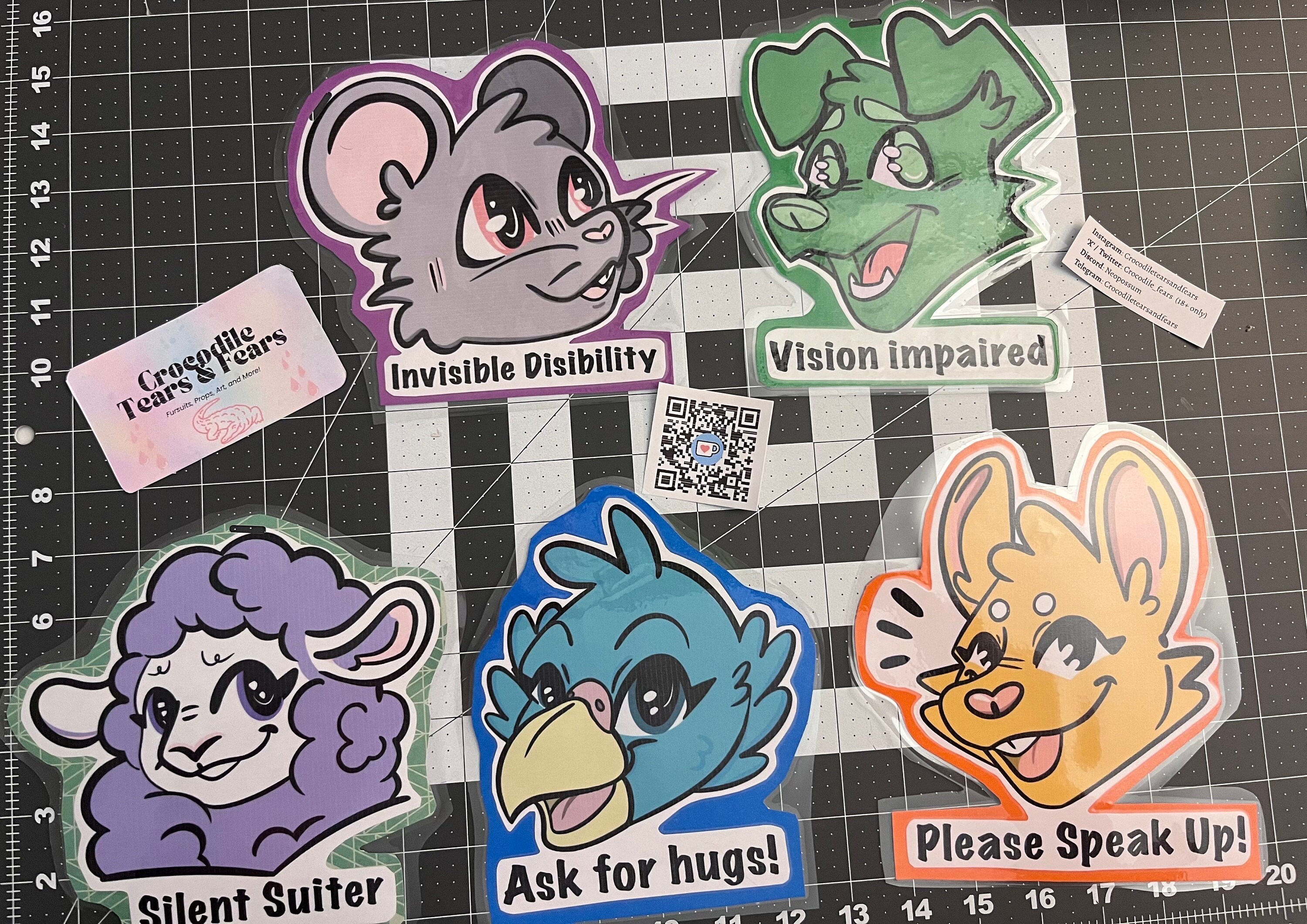 Fursuit Info Badges - Etsy