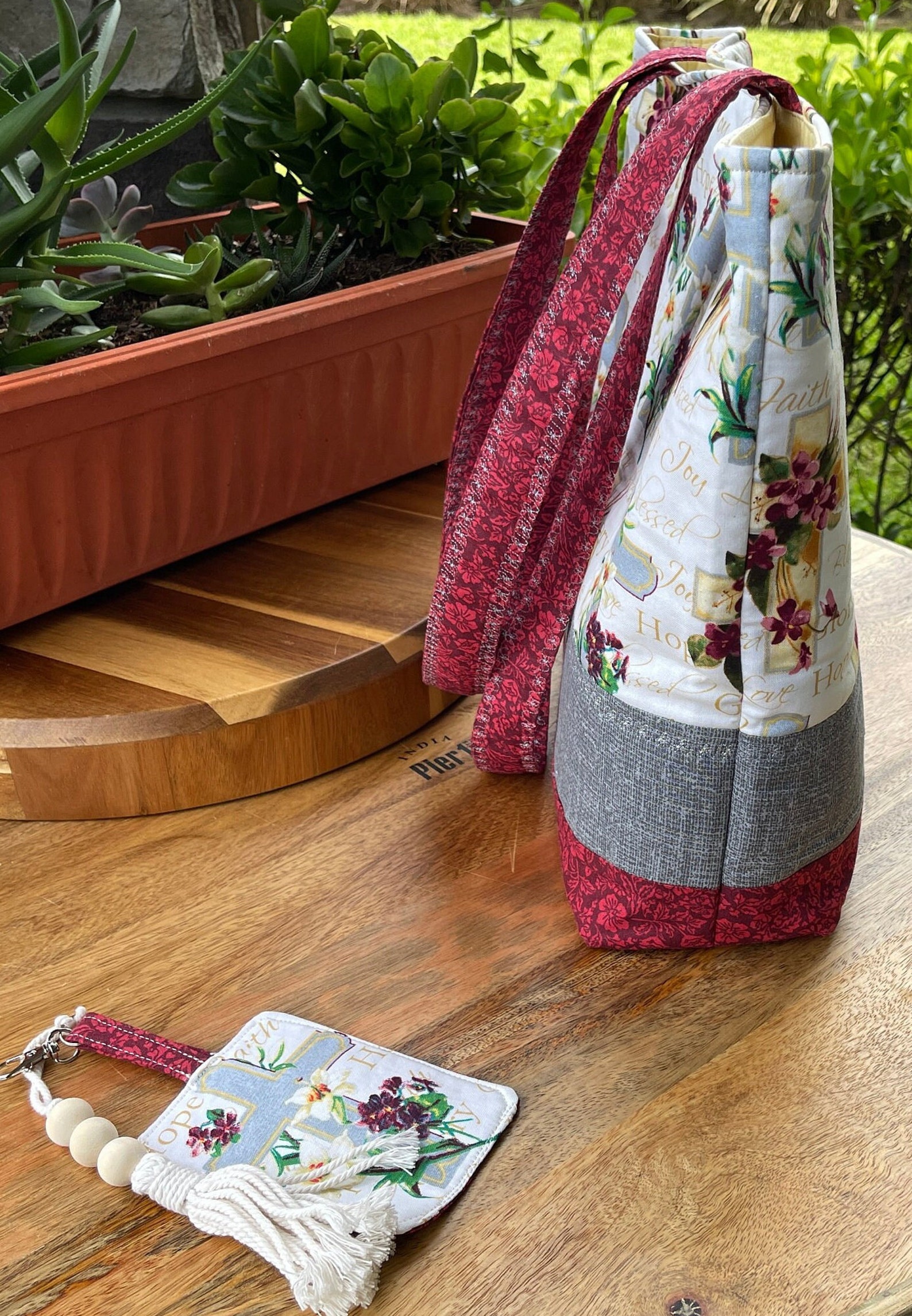 Spiritual Cross Tote Bag Bible Study Tote, Christian Prayer Warrior ...