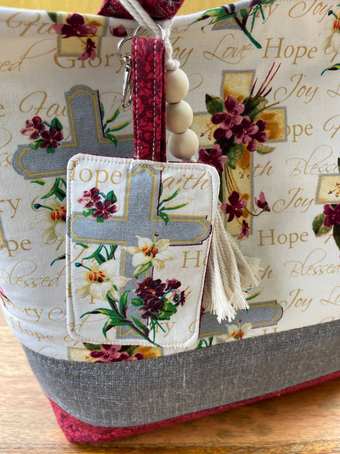 Spiritual Cross Tote Bag Bible Study Tote, Christian Prayer Warrior ...