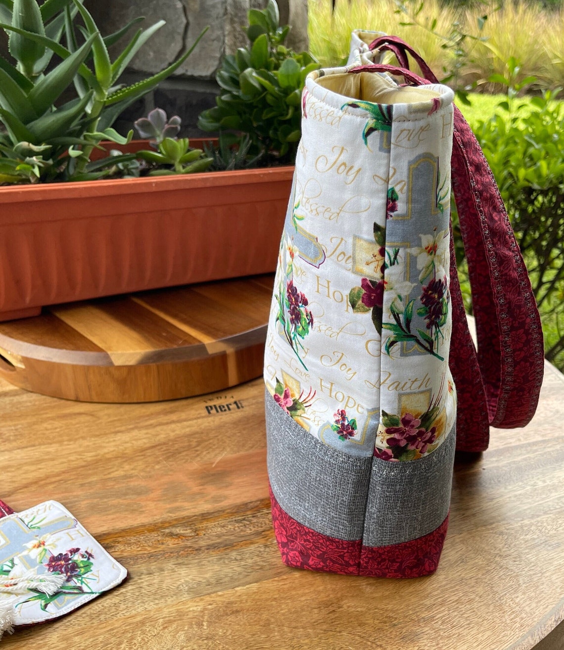 Spiritual Cross Tote Bag Bible Study Tote, Christian Prayer Warrior ...