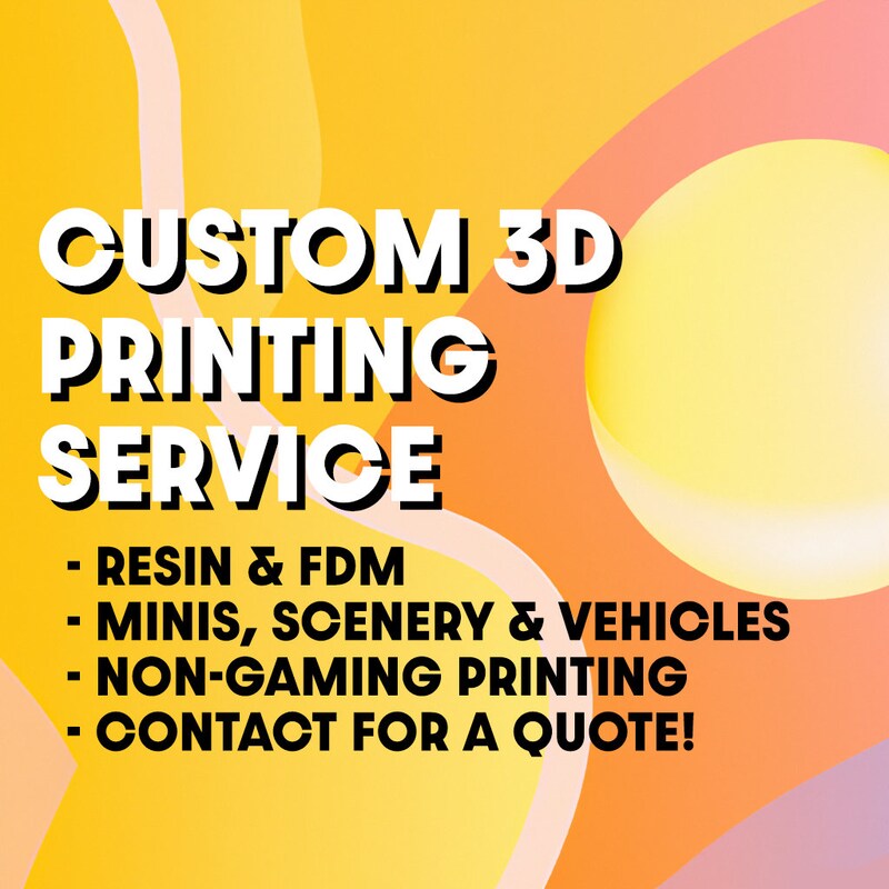 3d Print Commission - Etsy