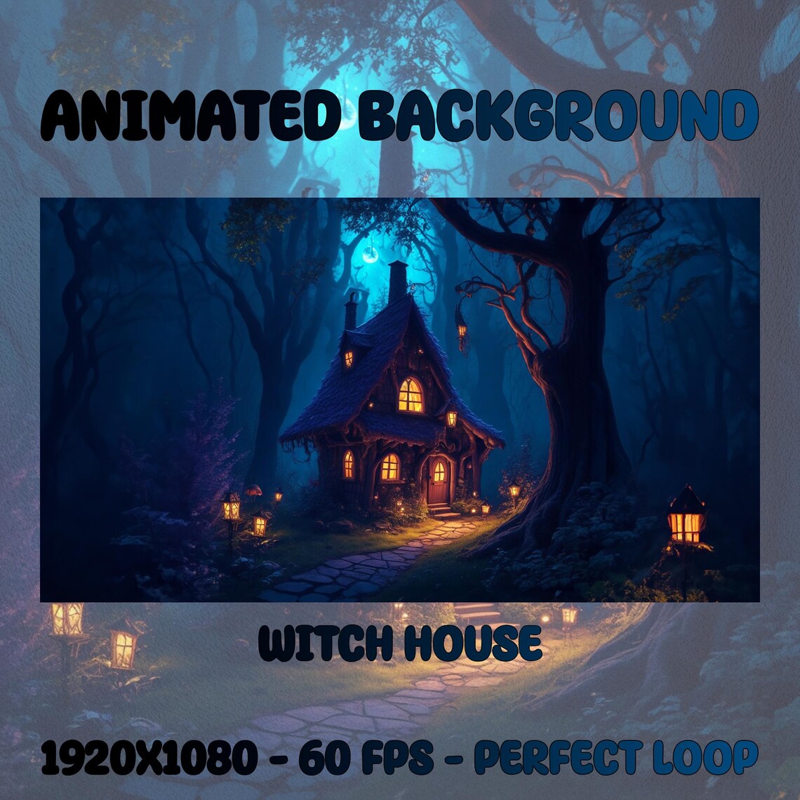 Vtuber Animated Background | Witch House | Looped Vtuber Twitch Stream ...