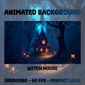 Vtuber Animated Background | Witch House | Looped Vtuber Twitch Stream ...