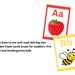 26 Educational Alphabet Flash Cards A4 Poster Cards for Classroom,decoration Match Game, Baby ...