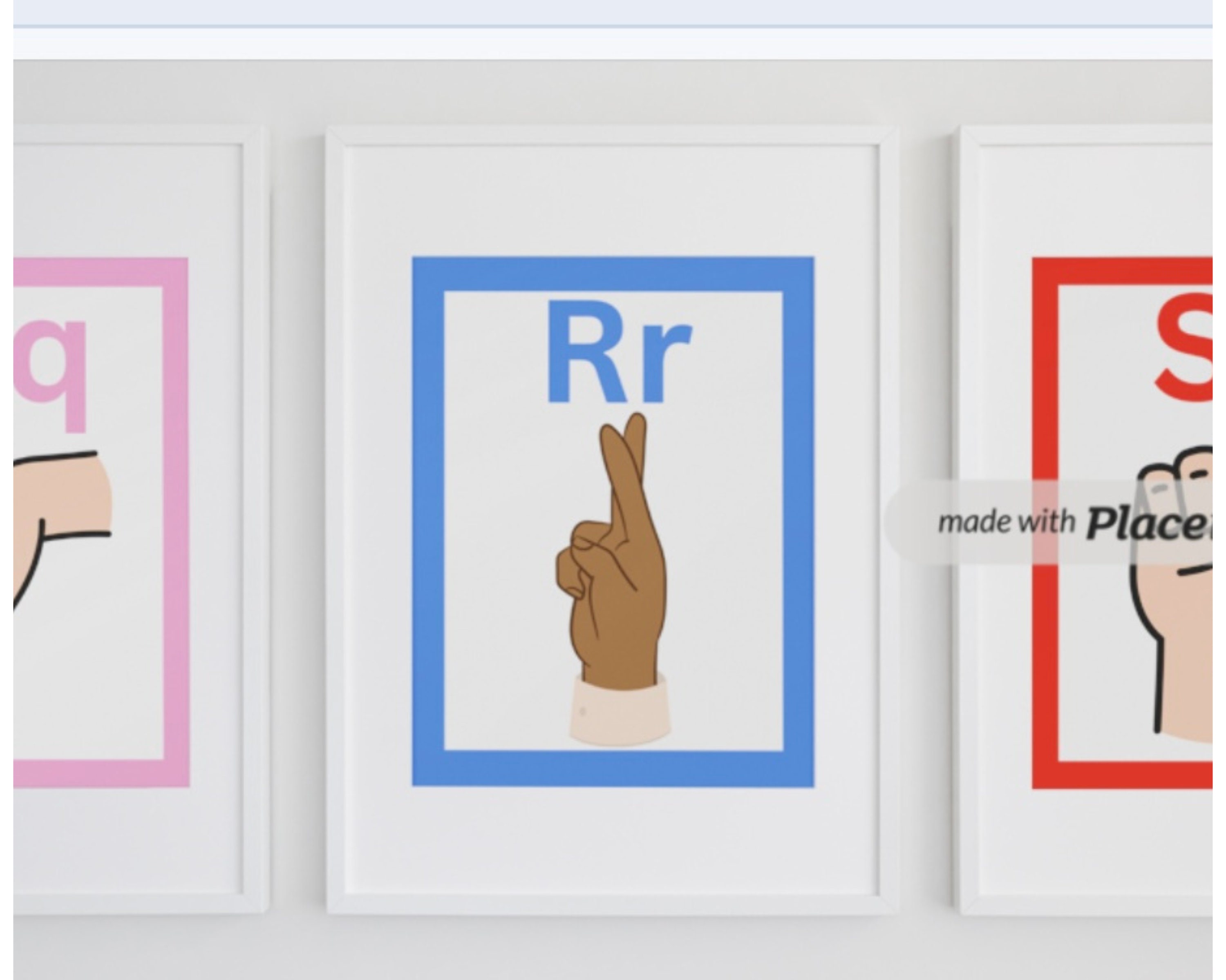 26 ASL Educational Bulletin Board Alphabet Poster Cards Alphabet Line ...