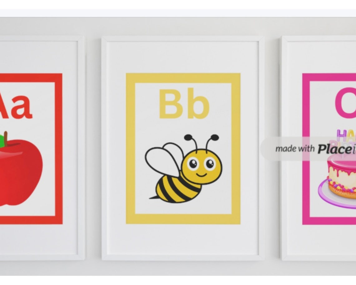 26 Educational Bulletin Board Alphabet Poster Cards Alphabet Line for ...