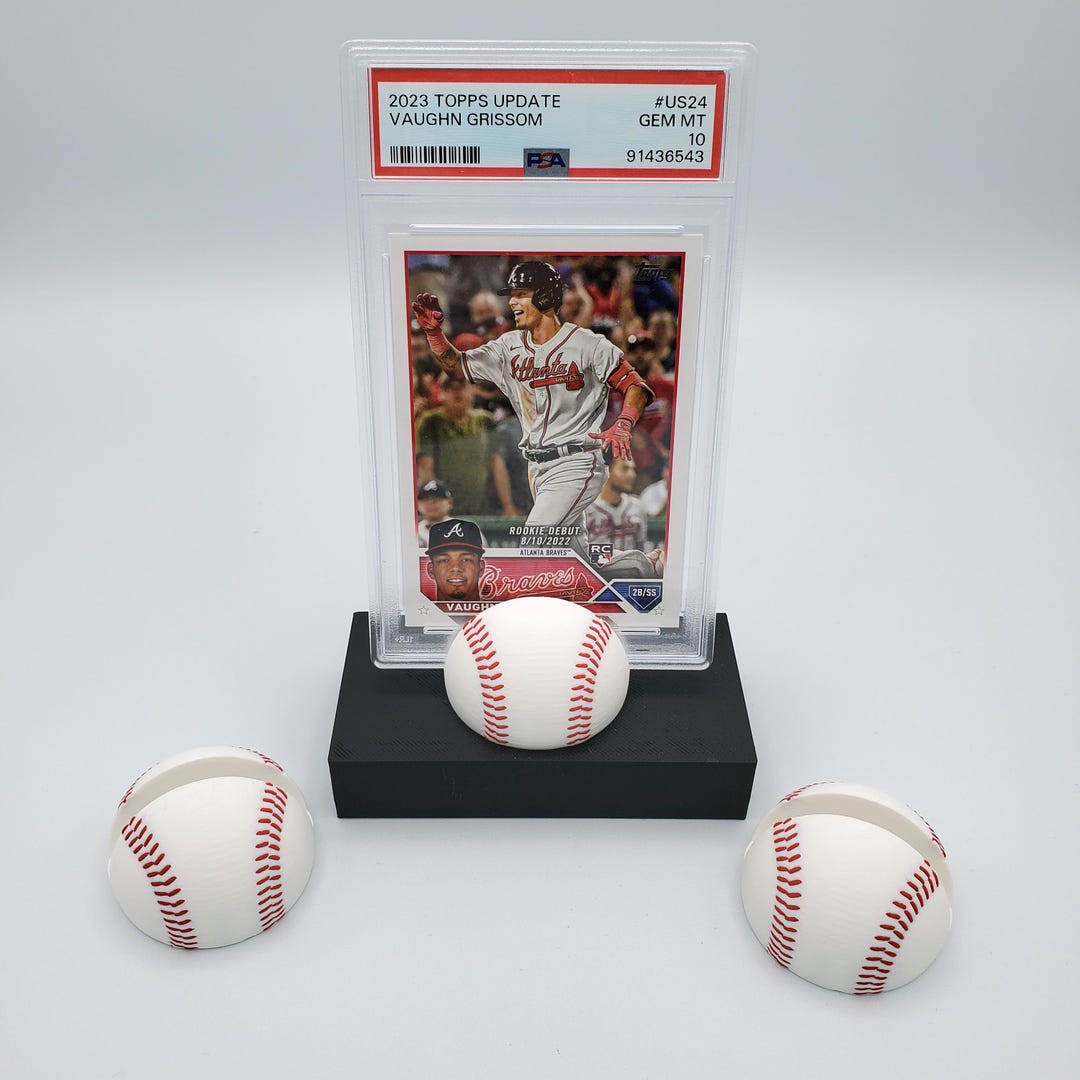 Graded Baseball Card Display Stand – Standard Slab, Sports Decor - Etsy