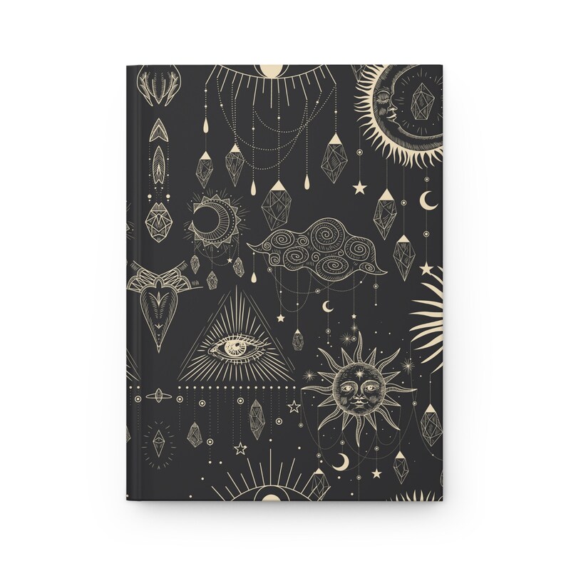 Celestial Journal, Sun and Stars Journal, Hardcover Journal Matte - Etsy