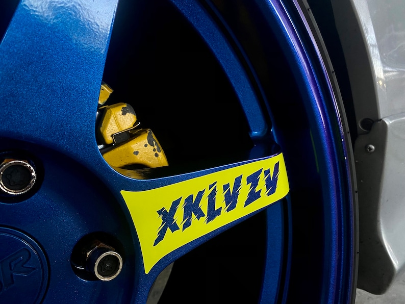 Customized ESR Sr07 VORS Tr37 AVID-1 Av06 Rota Grid Wheel Spoke Decal ...