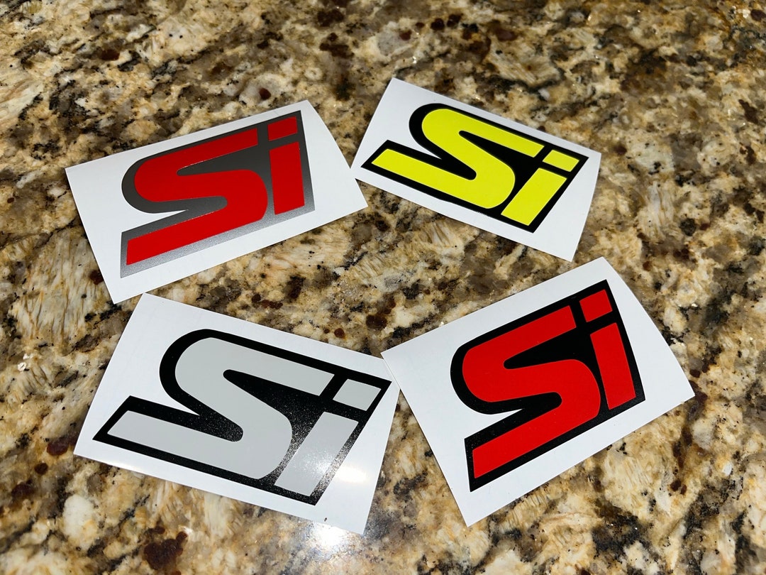 EM1 99-00 Civic Si Trunk Emblem Decal - Etsy