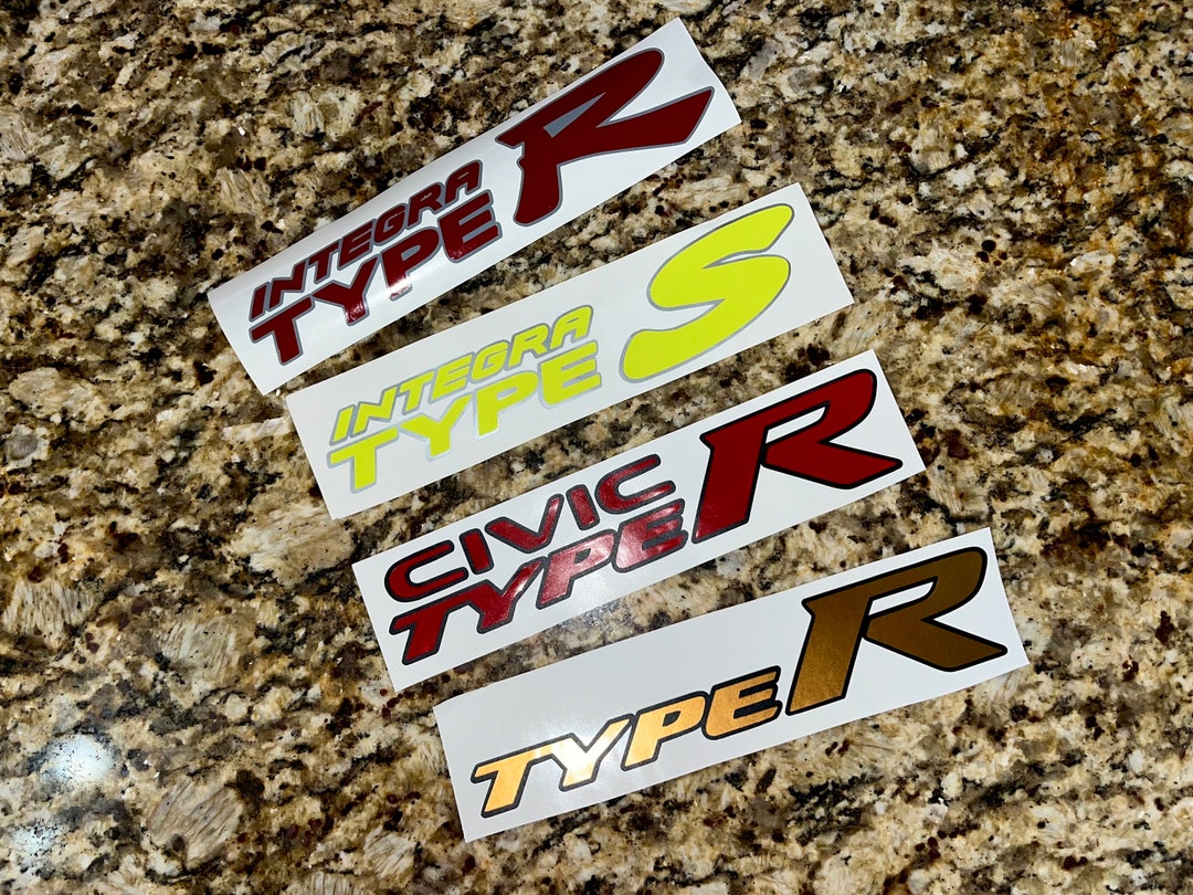 Type R / Type S Side Decal (DC5 EK9 FK8 FL5) - Etsy