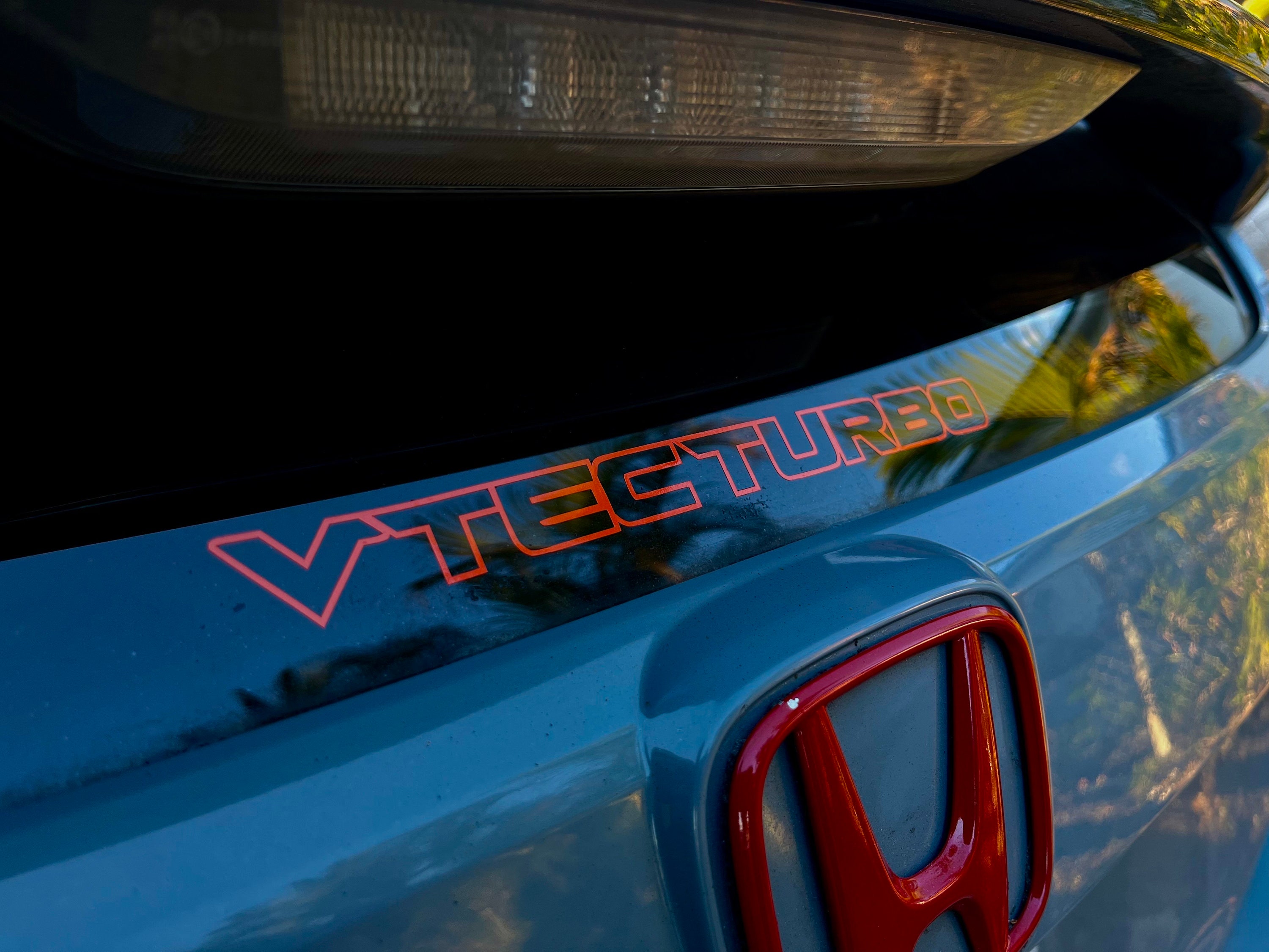 FK8 FL5 CTR VTEC TURBO Rear Windshield Decal - Etsy