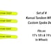 Customized Kansei Tandem Wheel Spoke Decal - Etsy