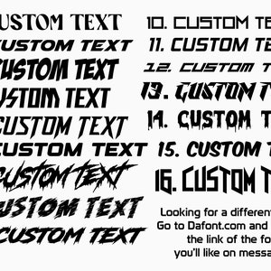 Customized Kansei Tandem Wheel Spoke Decal - Etsy