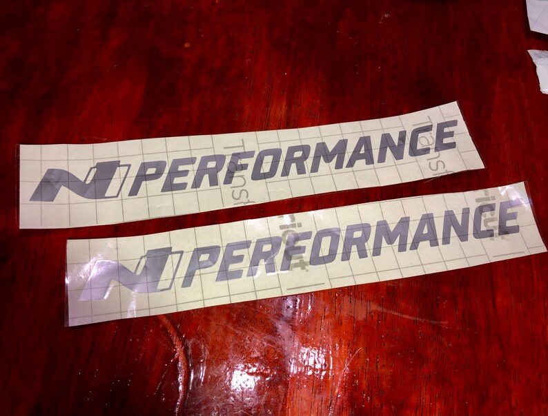 N Line Performance Door Side Sticker Decal for Hyundai Tucson Kona ...