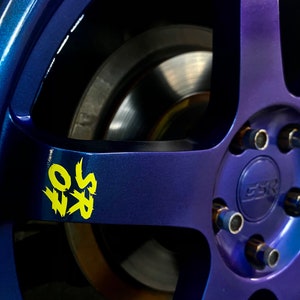 Customized ESR Sr07 VORS Tr37 AVID-1 Av06 Rota Grid Wheel Spoke Decal ...