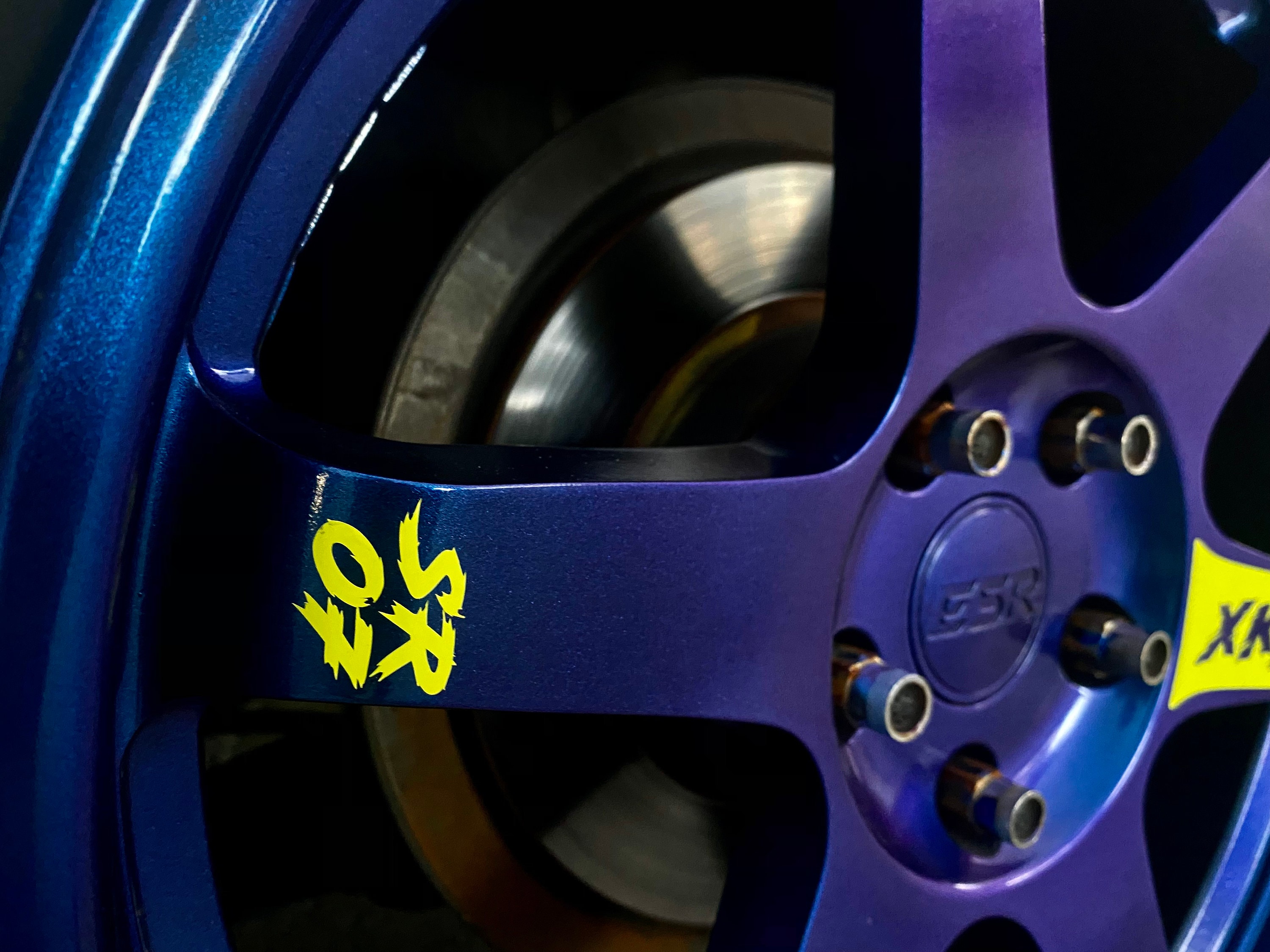 Customized ESR Sr07 VORS Tr37 AVID-1 Av06 Rota Grid Wheel Spoke Decal ...