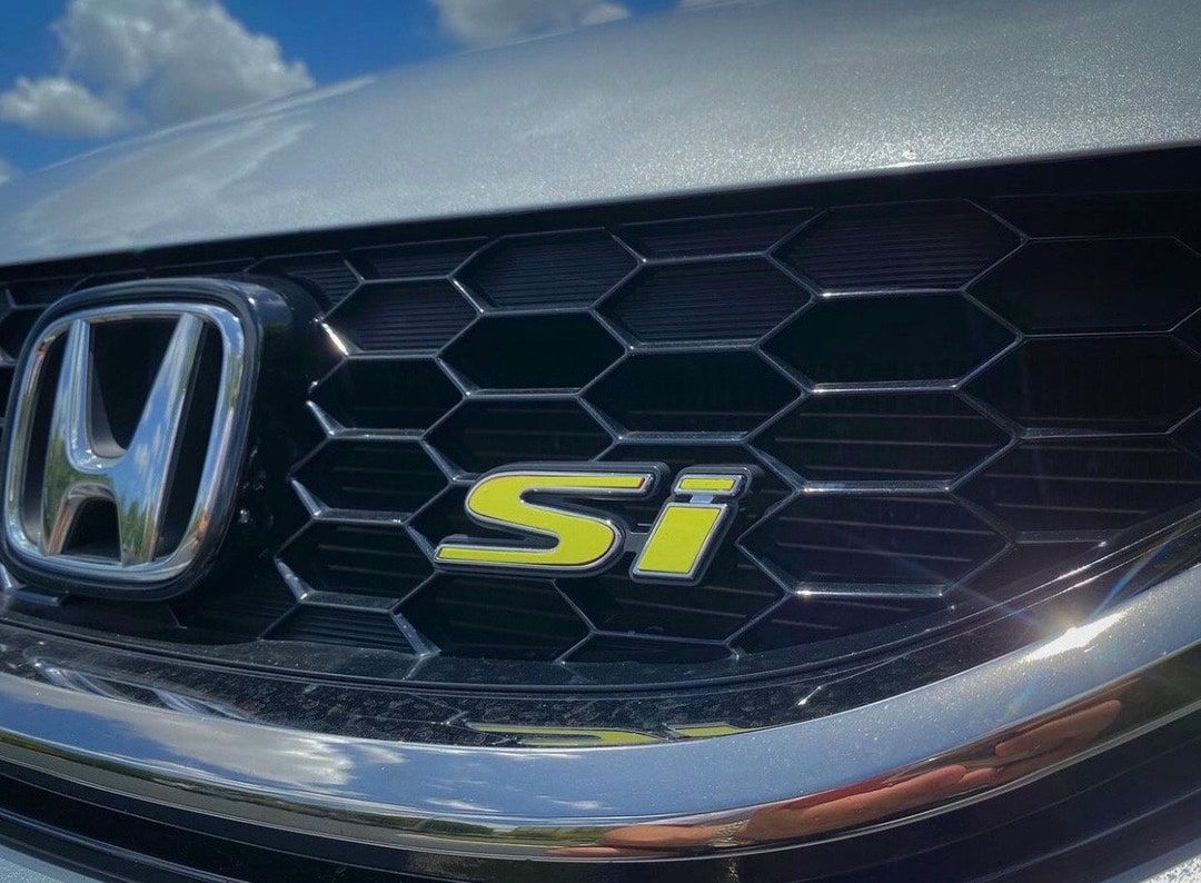 2012-2015 9th Gen Si Emblem Overlays - Etsy
