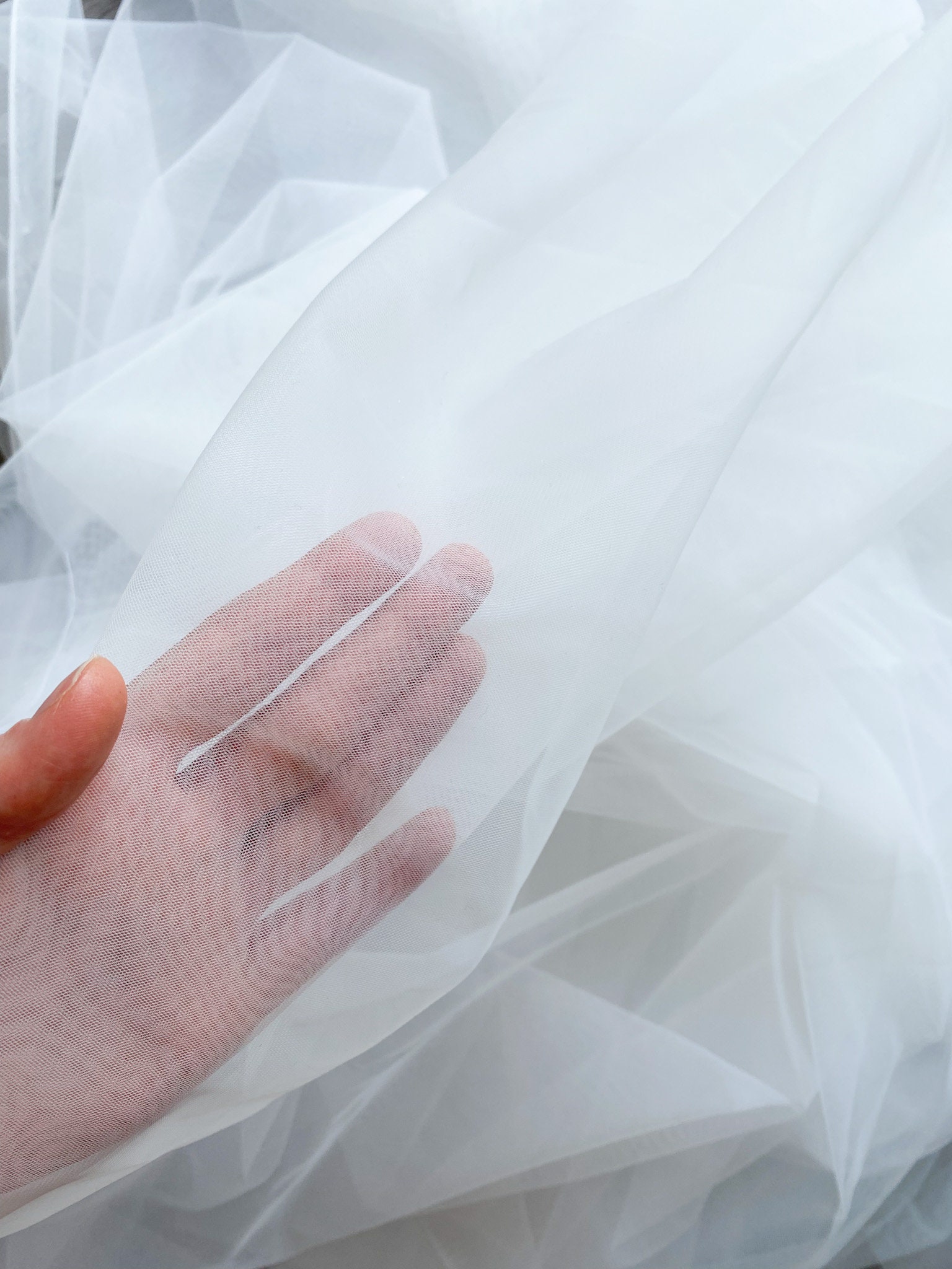 Stretch Bridal Tulle Fabric by the Yard 300 Cm/118 Inches - Etsy