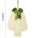 12 Pack Artificial Wisteria Hanging Flowers Fake Wisteria Vines Silk ...