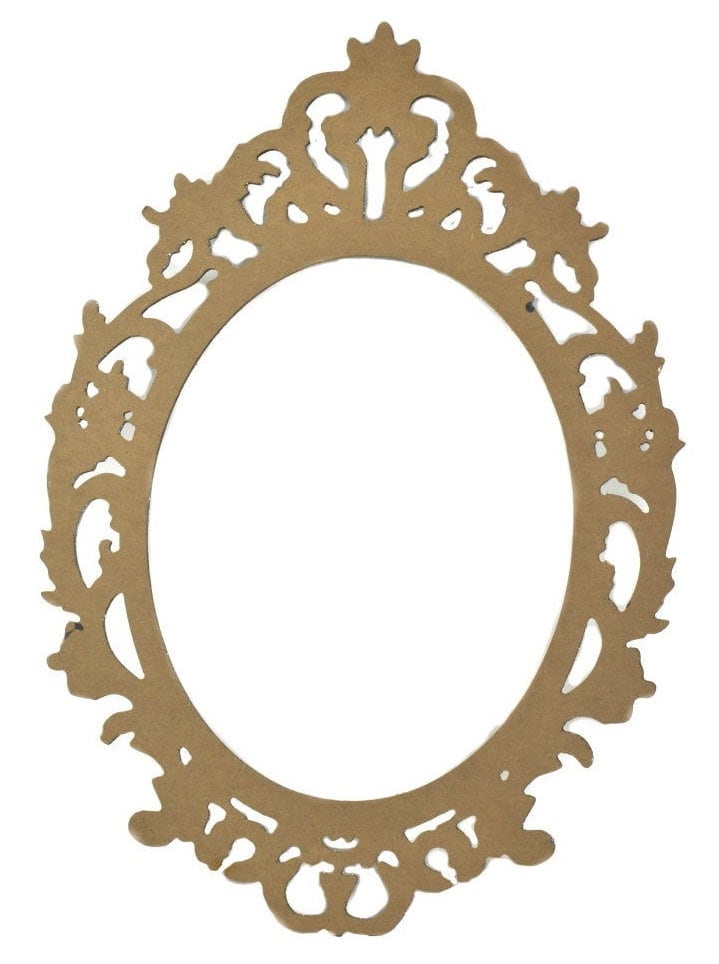 21 /36 glitter Antique Vintage Picture Frame Wood Cut Out Wooden Art ...