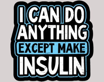 Diabadass Funny Diabetic Blood Sugar Decal Sticker - Etsy
