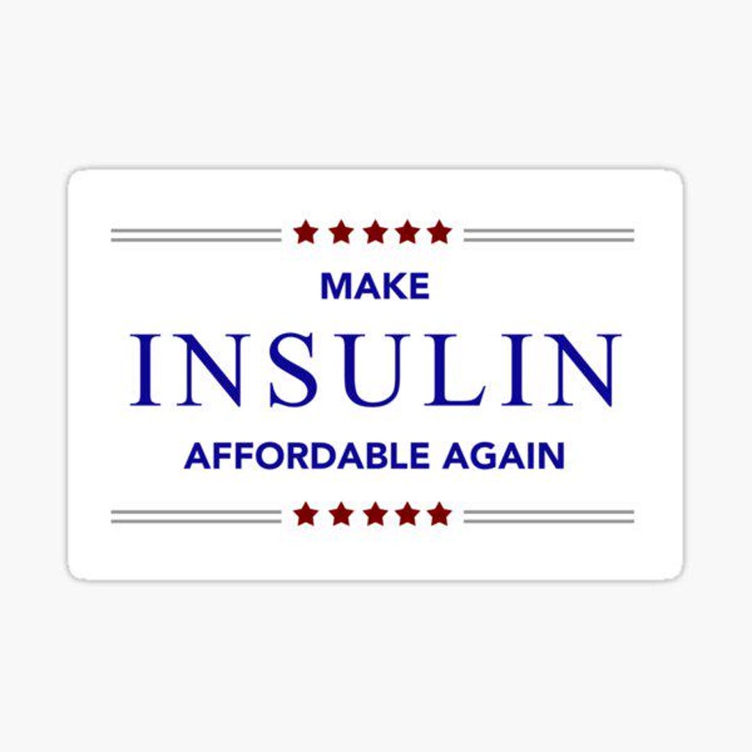 Make Insulin Affordable Decal Sticker - Etsy