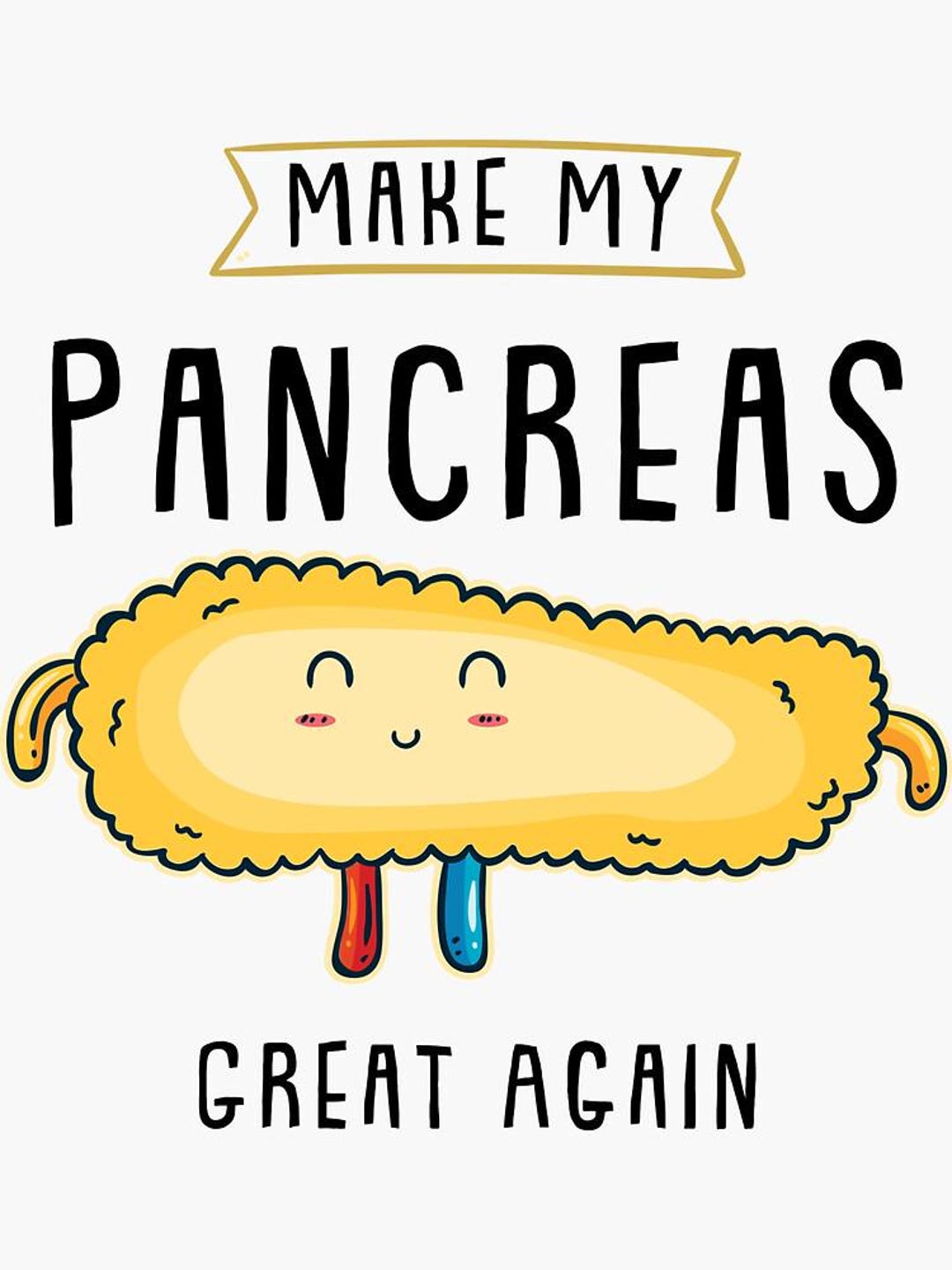 Make My Pancreas Great Again Decal Sticker - Etsy