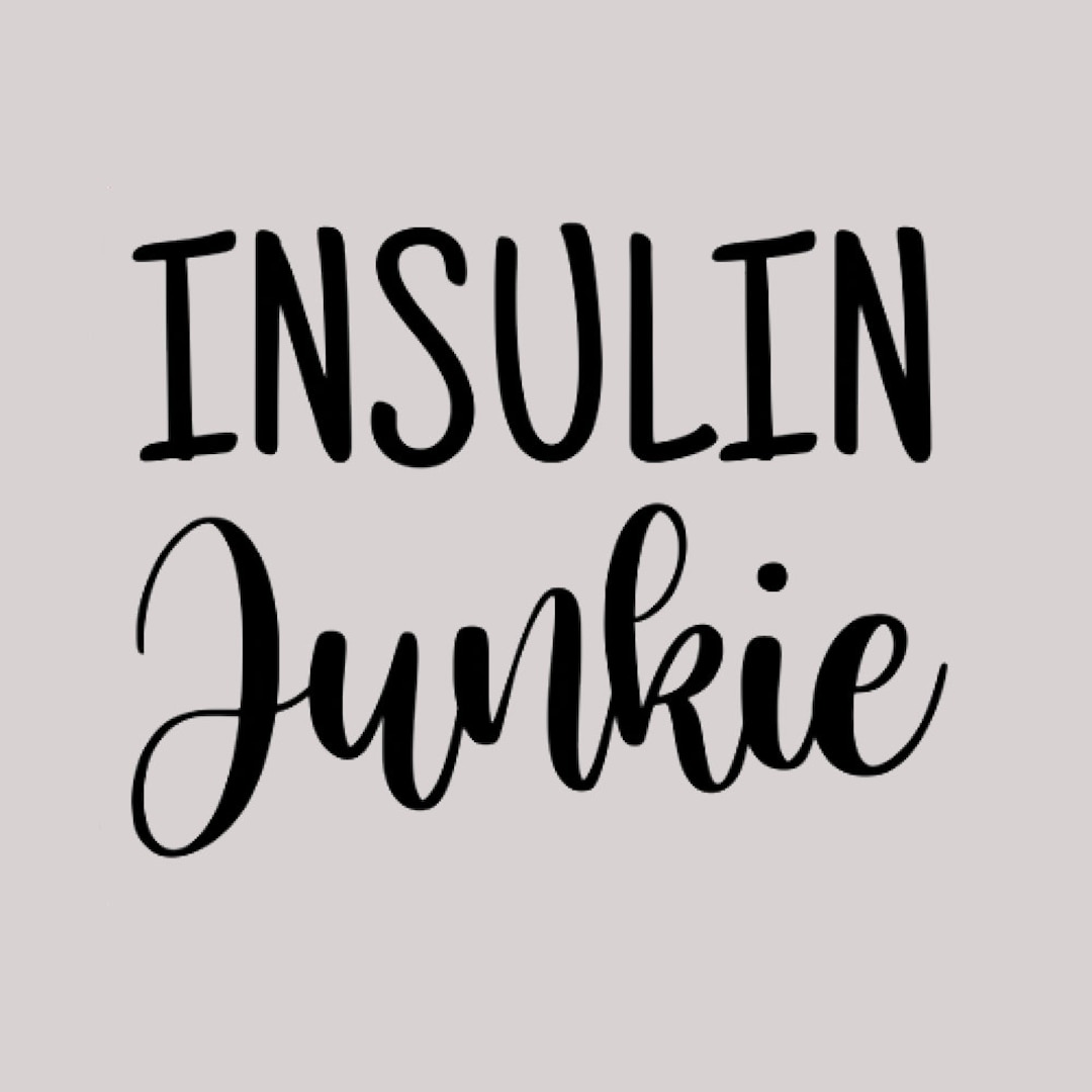 Insulin Junkie Funny Diabetic Blood Sugar Decal Sticker - Etsy