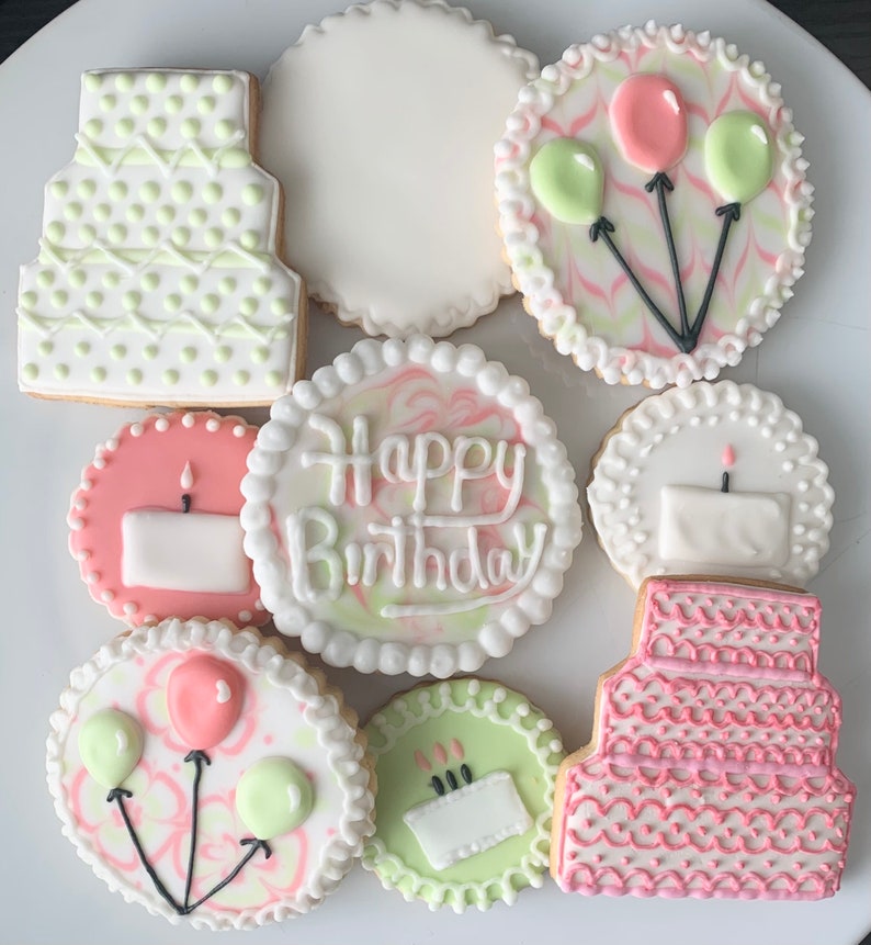 Happy Birthday Cookies - Etsy