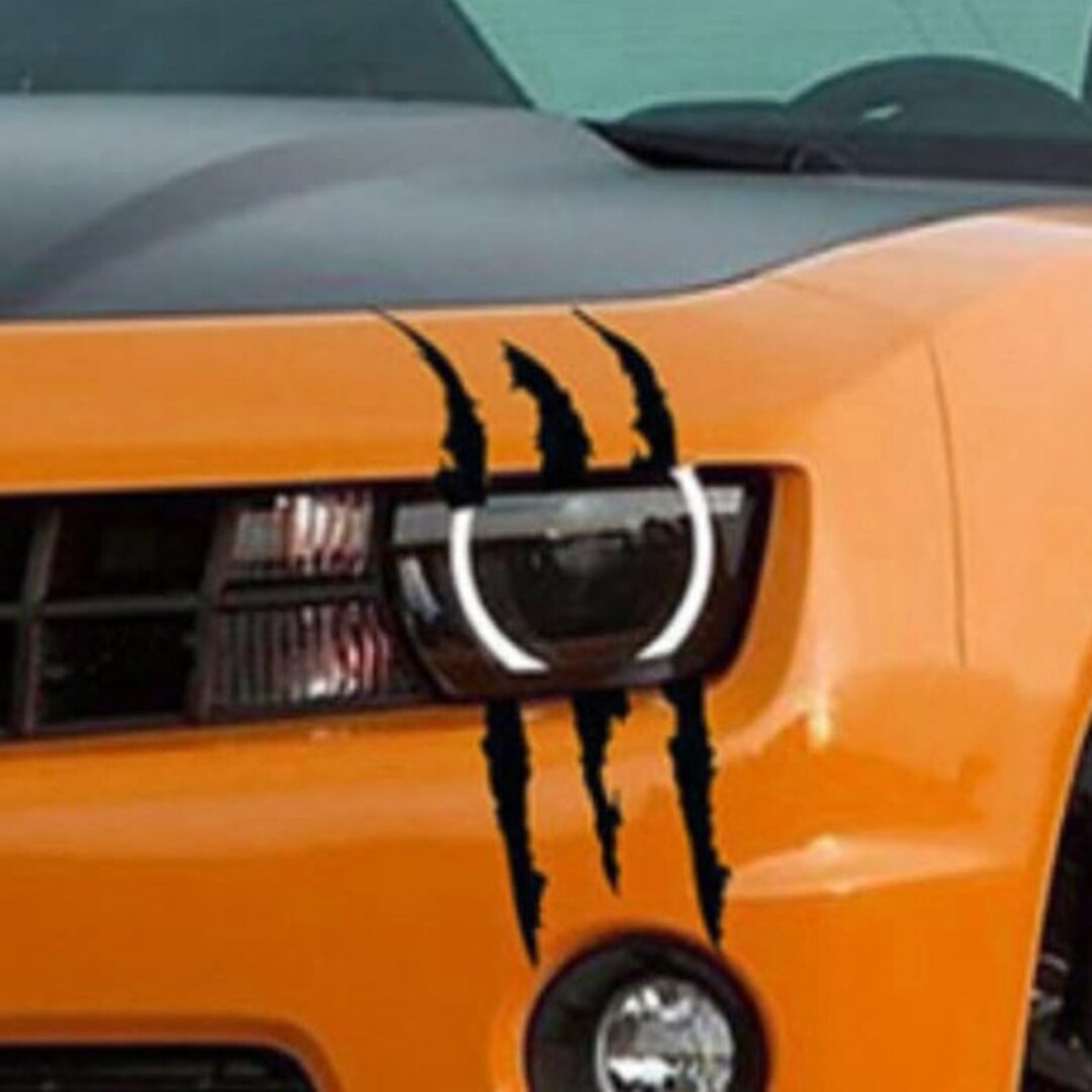 Monster Claw // Headlight Scratch Bumper Sticker - Etsy