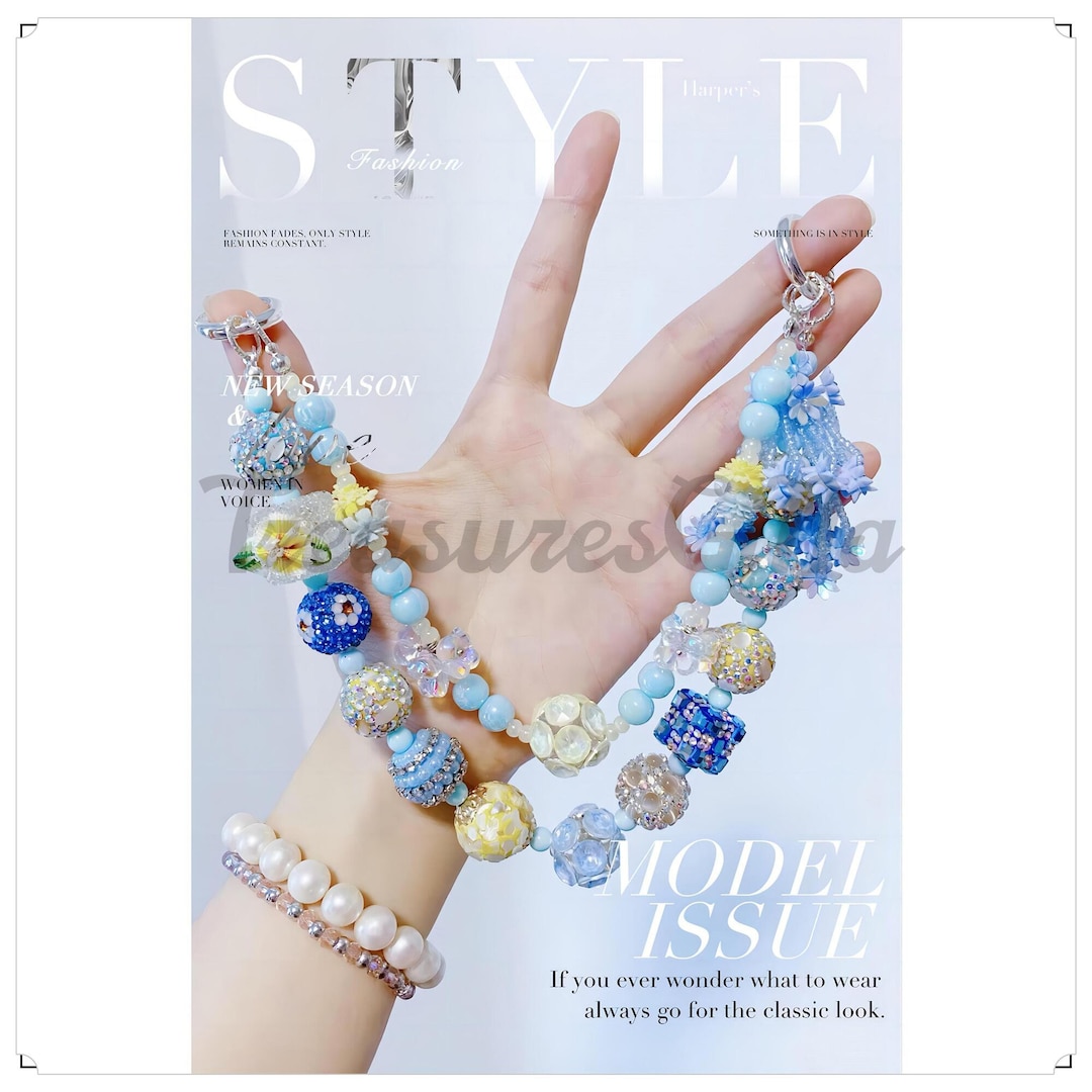 Aesthetic Bracelet Chain for Phone Case-handmade Phone Case - Etsy