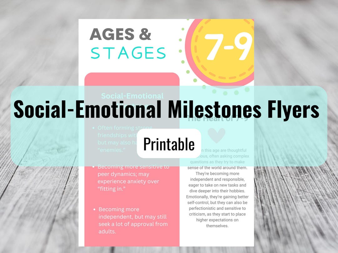 Developmental Milestones Handout - Child Mental Health - Social ...