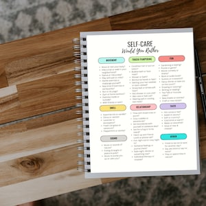 Self Care Would You Rather - Self Care Activity - Mental Health ...