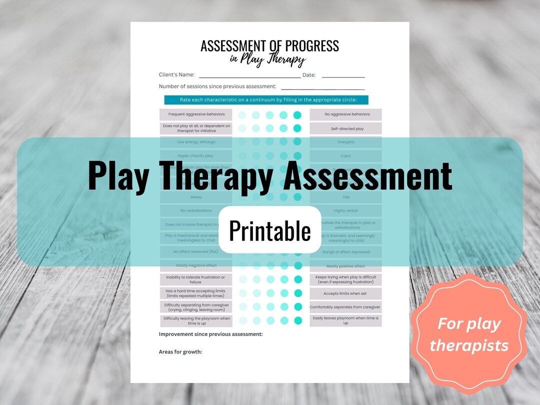 Assessment of Progress in Play Therapy - Progress Tracker - Child ...