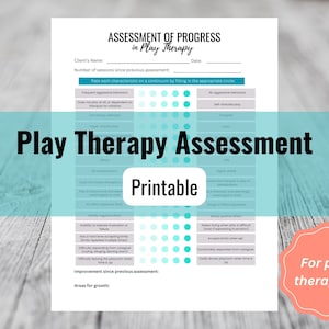 Assessment of Progress in Play Therapy - Progress Tracker - Child ...