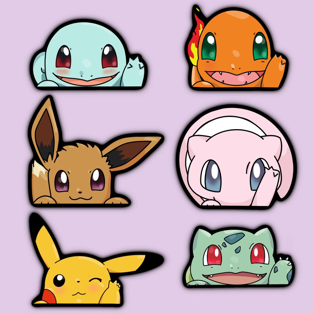 Pocket Monster Vinyl Stickers, Anime Car Stickers, Waterproof ...
